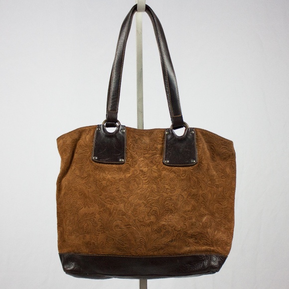 Capaccioli | Bags | Capaccioli Leather And Suede Tote | Poshmark
